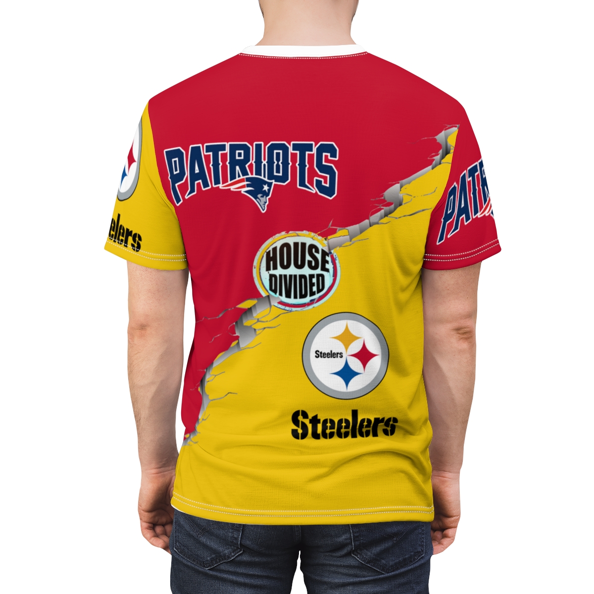 Unisex Custom House divided Shirts All Over Print - Custom House Divided