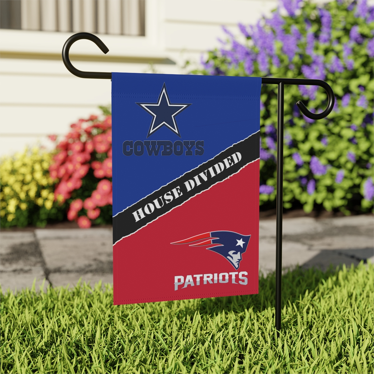Custom House Divided Flag, House Divided Banner - Custom House Divided